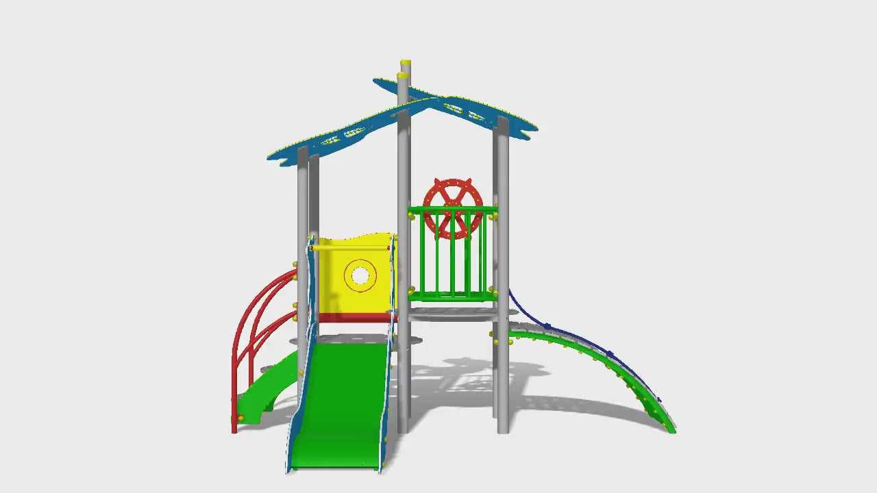 Complex de joacă pentru copii preșcolari - Siguranță și joc